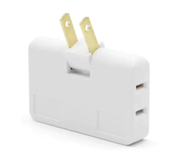 180° Rotating Power Plug Converter – Ultimate Space-Saver & Convenienc ...